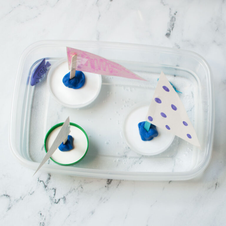 Boat Sensory Bin | Two Pink Peonies