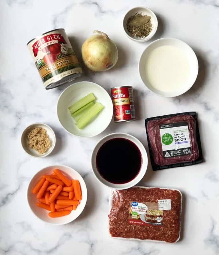 Bison Bolognese Recipe | Two Pink Peonies