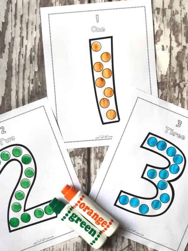Free Dot Marker and Dot Sticker Printables {over 100 pages!}