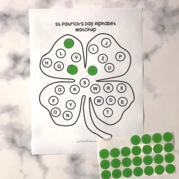 St. Patrick's Day Alphabet Activity {totally free instant download!}