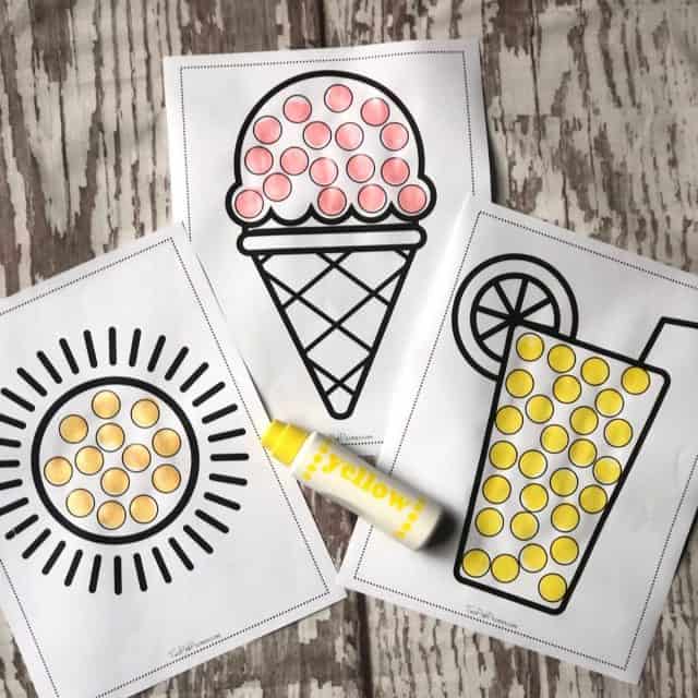 Free Dot Marker and Dot Sticker Printables {over 100 pages!}