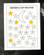 Free Dot Sticker Alphabet Printable {instant download}