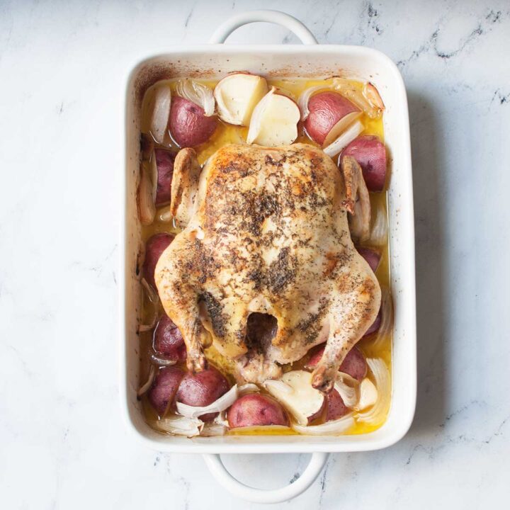 Amish Whole Chicken Recipe | Two Pink Peonies