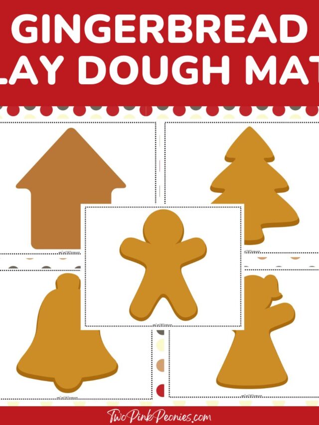 No Cook Gingerbread Play Dough | Two Pink Peonies