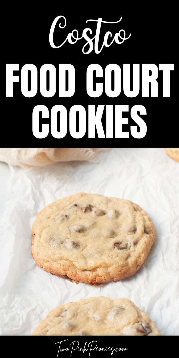Copycat Costco Food Court Cookies | Two Pink Peonies