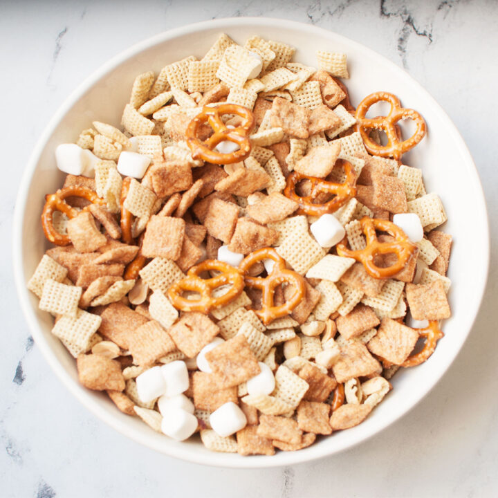 Cinnamon Toast Crunch Snack Mix | Two Pink Peonies