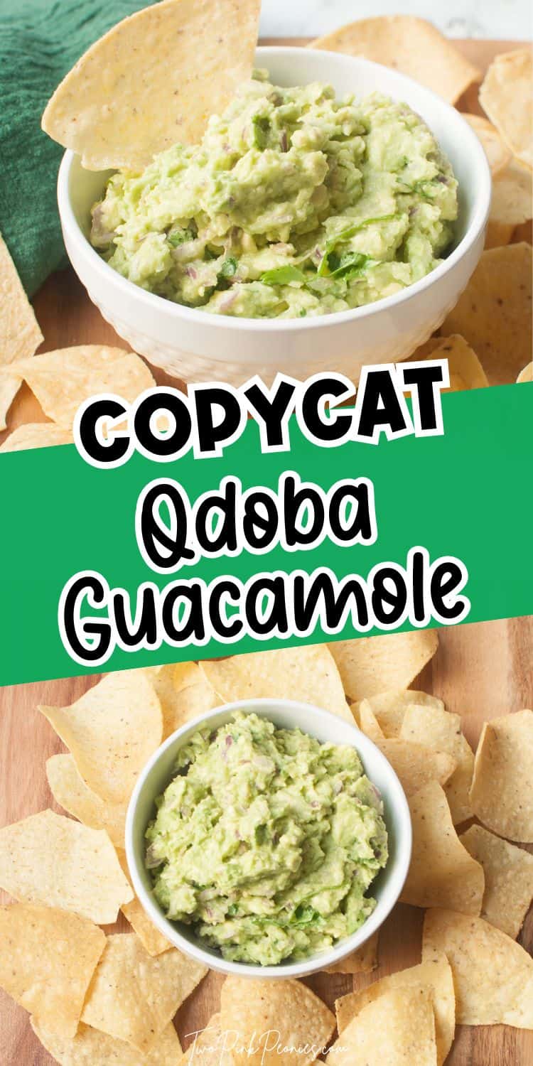 Copycat Qdoba Guacamole | Two Pink Peonies