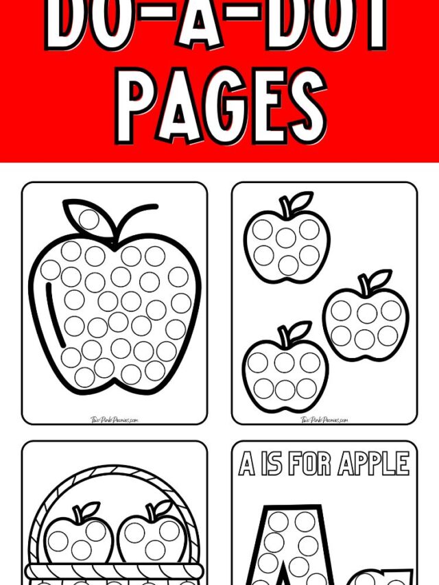 Free Dot Marker and Dot Sticker Printables {over 100 pages!}