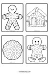 Gingerbread Dot Marker Pages | Two Pink Peonies