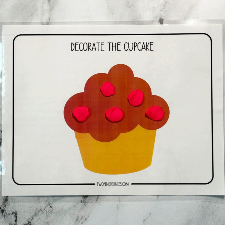 Valentine's Day Play Dough Mats | Two Pink Peonies