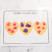 Valentine's Day Play Dough Mats | Two Pink Peonies