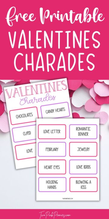 Valentine's Day Charades | Two Pink Peonies
